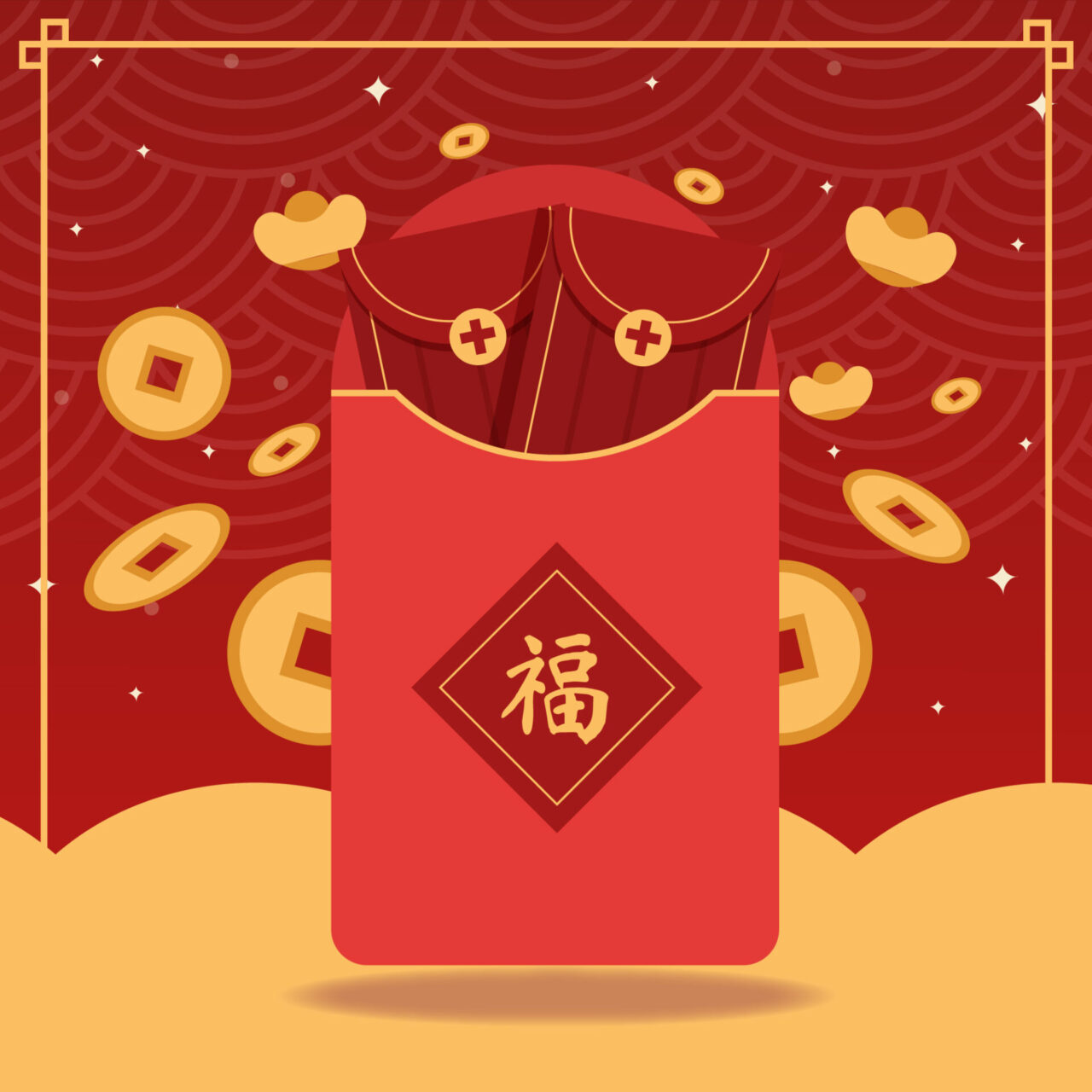 Foil Stamped Hong Bao Printing Singapore | Premium Corporate Red Packets