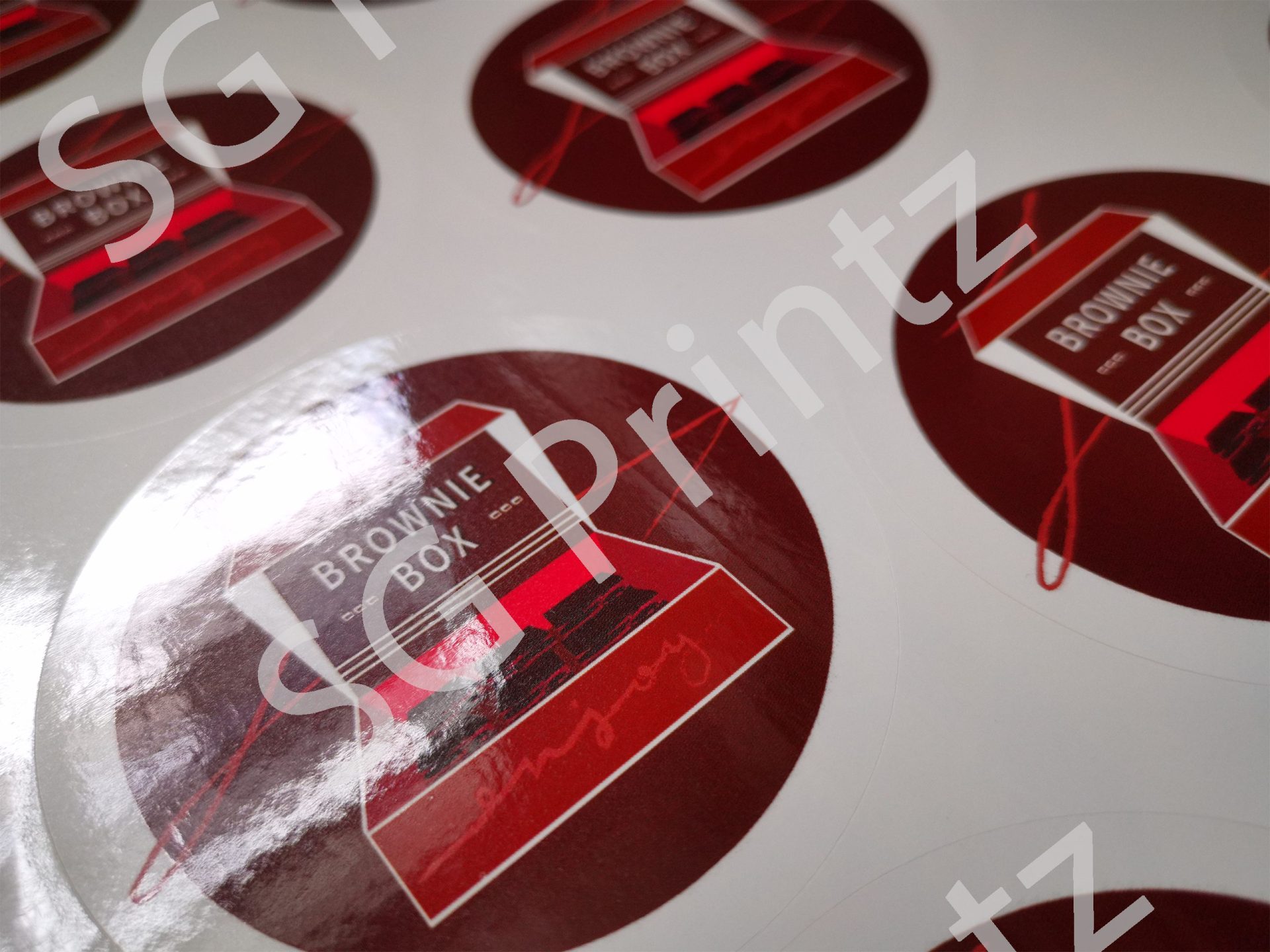 High Quality Round Sticker Printing Singapore | Custom Logo Sticker Sheets